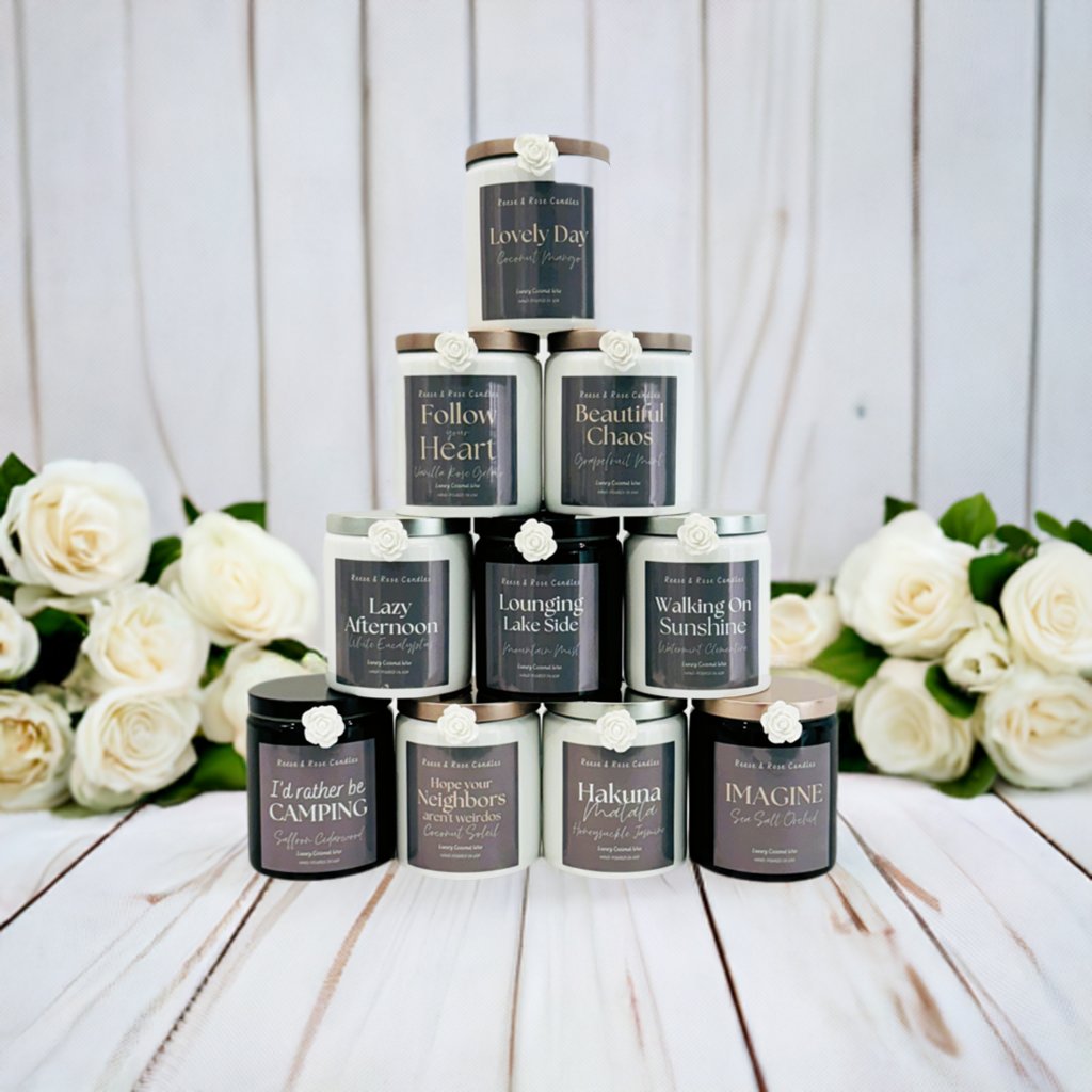 Modern Collection – Reese and Rose Candles