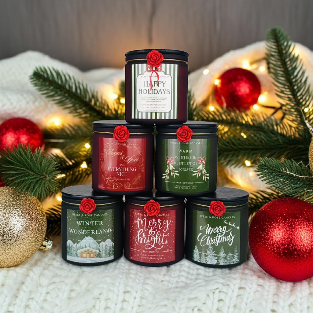 Christmas Collection – Reese and Rose Candles